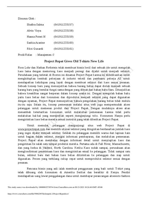 Kelompok 2 Project Repat Pdf