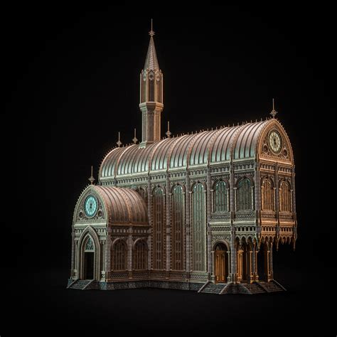 Gothic Modular Building 5 Model Turbosquid 2315035