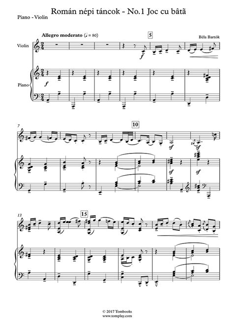Bartok Pop Sheet Music To Download And Print