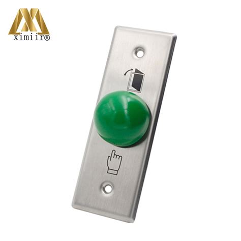 Stainless Steel Metal Exit Switch Button No Type E Grandado