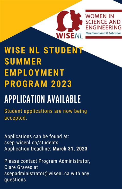 The Application Deadline For Wise Nls Ssep Program Is Today This