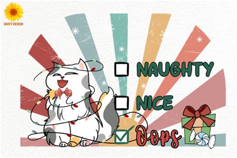 Naughty Nice Oops Sublimation Graphic By Daisy Design · Creative Fabrica