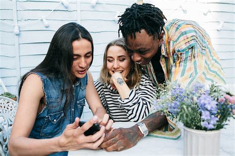 Young Couple Taking A Selfie On A Summer Day By Stocksy Contributor
