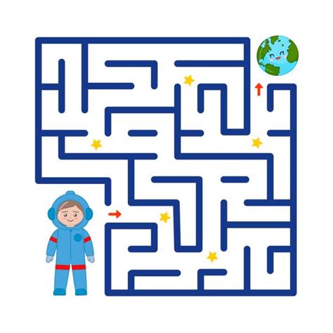 Simple Maze Illustrations Royalty Free Vector Graphics And Clip Art Istock
