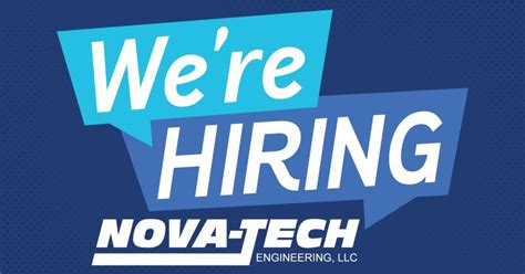Were Hiring Nova Tech Engineering
