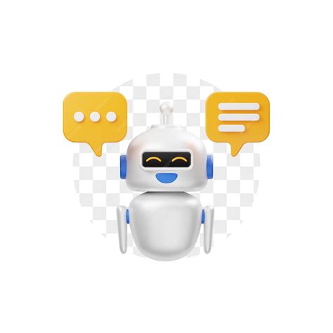 Premium Psd Chatbot 3d Icon