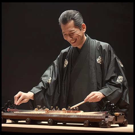 Premium Photo Happy Musician Playing Traditional Instrument