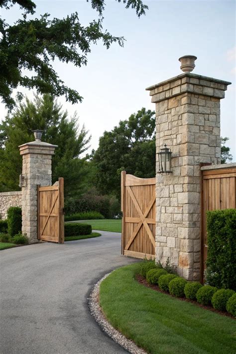 Farm Driveway Entrance Ideas 20 Driveway Landscape Designs The Patio