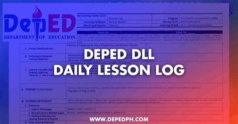Daily Lesson Log: A Comprehensive Guide for Educators | DepEd PH