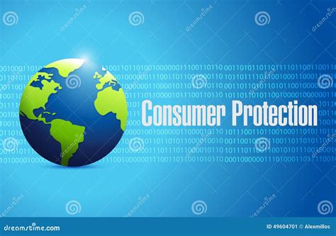 Globe Consumer Protection Sign Illustration Stock Illustration Illustration Of Advocat