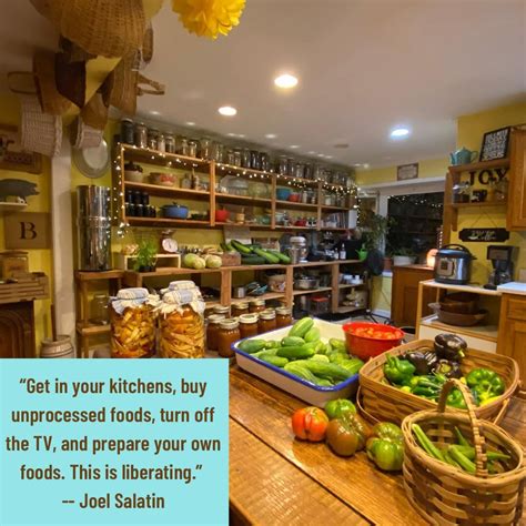 🍳 How To Cook Your Own Food With Grace And Freedom 🍏 Joel Salatin Wendi Bergin Posted On The