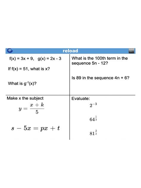 L7 Substituting Into Formulae Pdf