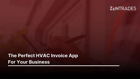 The Perfect Hvac Invoice App For Your Business