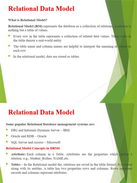 Unit 2 Pdf Relational Model Relational Database
