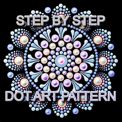 Dot Art Pattern Canvas 42 Downloadable Pdf Mandala Dotting