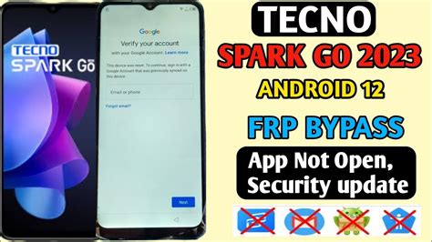 Tecno Spark Go Frp Bypass Tecno Bf Google Account Unlock Youtube
