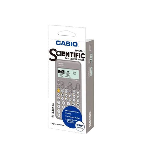 Casio Classwiz Fx 83gt Cw Scientific Calculator Grey