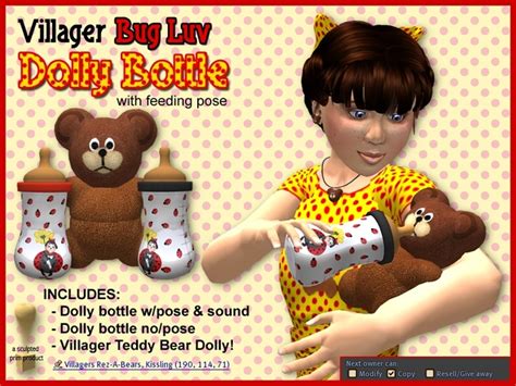 Second Life Marketplace Villager Dolly Bottle Bug Luv