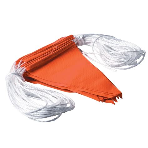Orange Safety Flagging Bunting 30m Jaybro