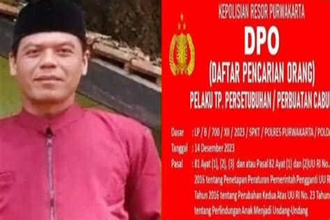 Biodata Dan Sosok Opan Sopandi Guru Ngaji Ditetapkan Dpo Pelaku