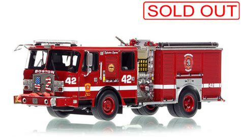 Fire Replicas Boston Fire Department 2017 E One Typhoon Engine 42 Scale