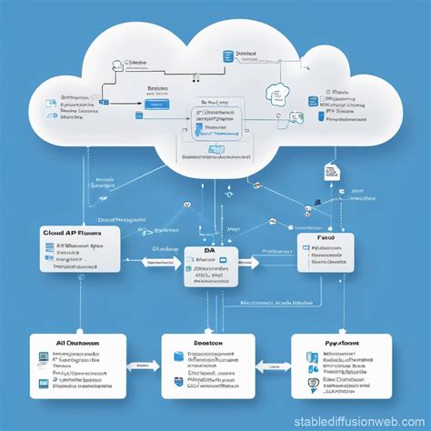 Modern Cloud Architecture Diagram Showcasing Aws Glue Data Catalog The
