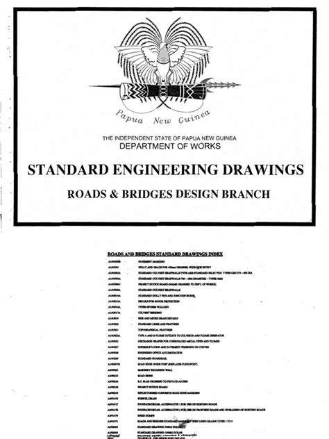 Dowh Standard Drawings Roads Bridges Pdf