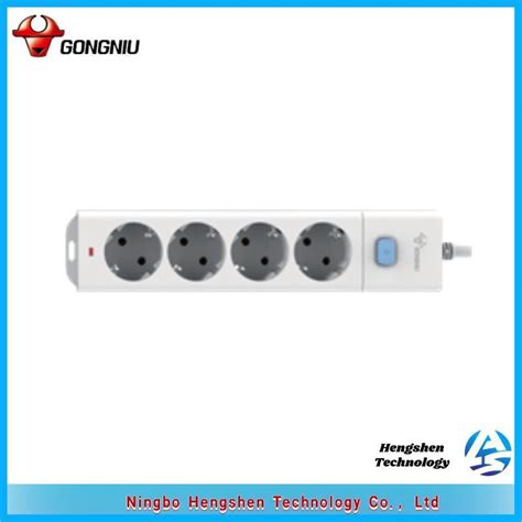 New Design European Standard 3 Way Socket Usb Expansion Power Socket Euro Power Strip With 2 Usb