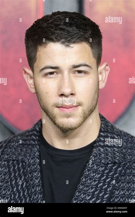 London Uk 7th December 2017 Nick Jonas Jumanji Welcome To The