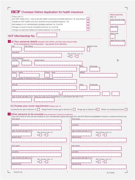 Fillable Online Hcf Com Application Form Hcf Hcf Com Fax Email