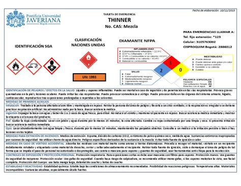Thinner T E Pdf Química Naturaleza