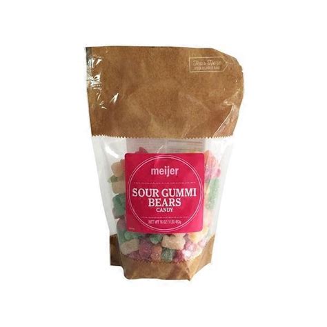 Meijer Sour Gummi Bears Candy 16 Oz Delivery Or Pickup Near Me