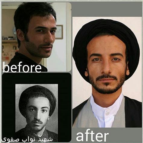 گریمهای شهاب حسینی و ایفاگر نقش شهید نواب صفوی در سرزمین کهنعکس تسنیم