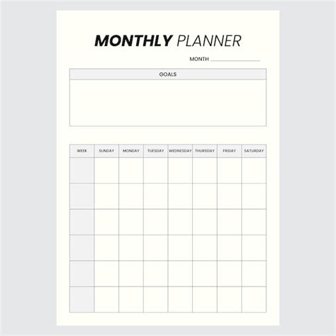 Premium Vector Budget Planner Vector Template