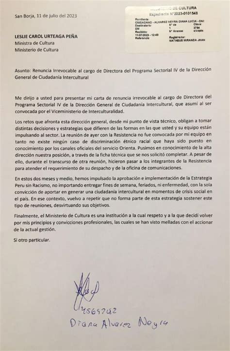 ‘la Resistencia Y Ministerio De Cultura Directora Renuncia En Rechazo A La Reunión Con El