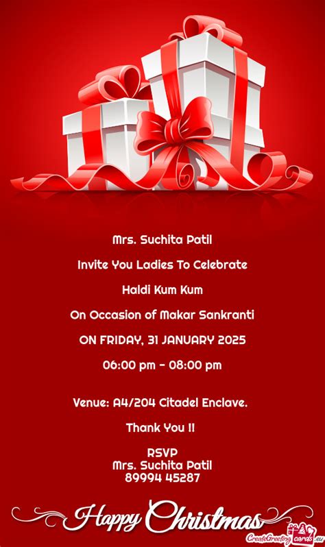 Mrs Suchita Patil Free Cards