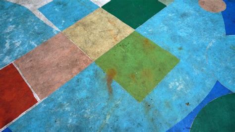 Premium Photo A Colorful Tile With A Stain On It