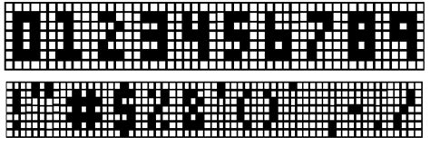 X Grid Font