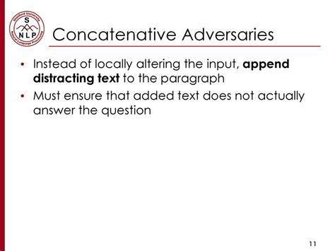 Adversarial Examples For Evaluating Reading Comprehension Systems Ppt