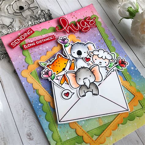 Sending Long Distance Hugs In 2025 Cool Cards Card Sketches Card Making Inspiration