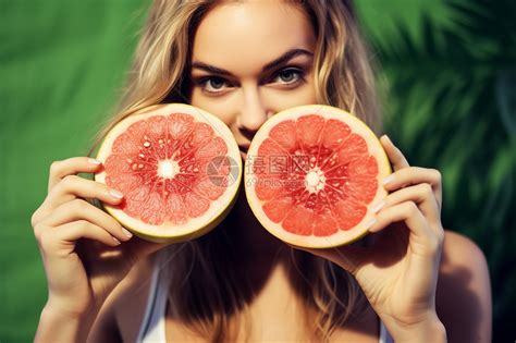 切开的葡萄柚高清图片下载 正版图片600310504 摄图网