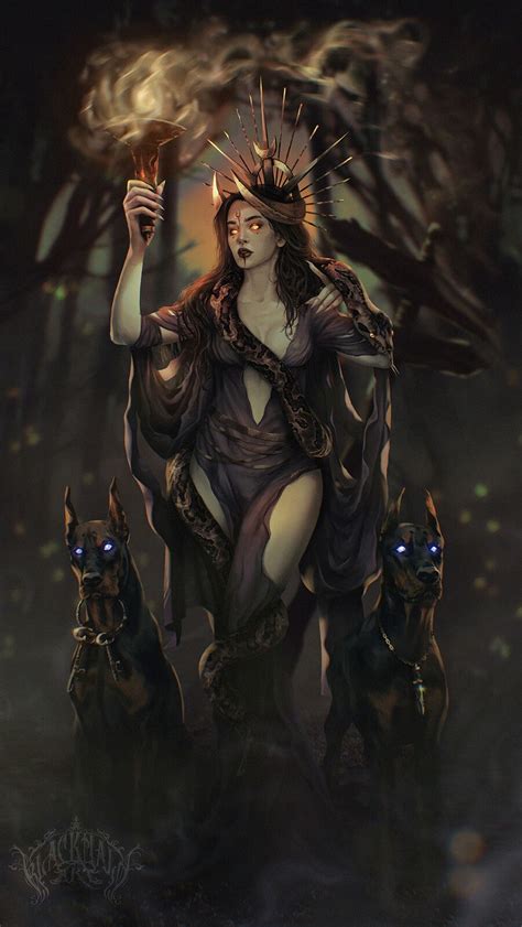 Goddess Of The Crossroads Hekate Hecate Daria Klushina Artofit