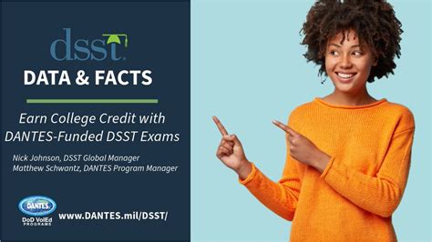 Dsst Data And Facts As You Consider How To Use The Dantes Credit By Exam