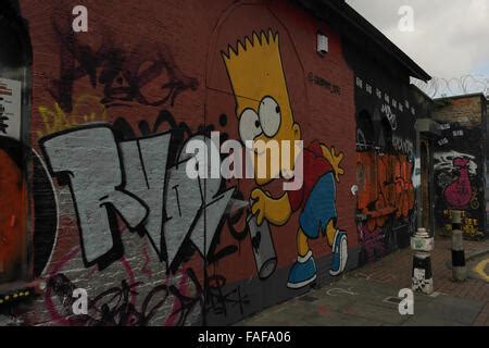 A Graffiti Of Bart Simpson By Graffiti Life In Whitechapel London