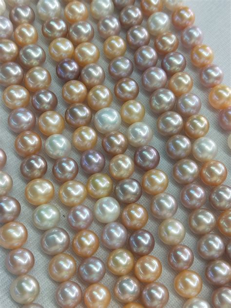 9 10mm Multicolor Off Round China Freshwater Cultured Loose Pearl