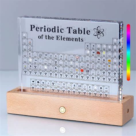 Aichong Periodic Table With Real Elements Inside Acrylic Periodic Table