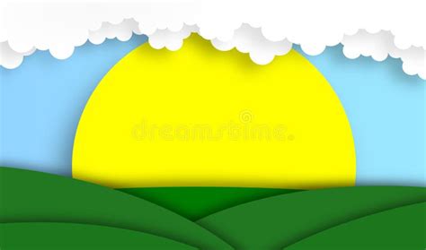 Cloud Grass Sun Stock Illustrations 80375 Cloud Grass Sun Stock
