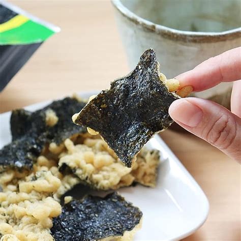 Nori Seaweed Snacks Organic Roasted Seaweed Snack Sea Salt 5g X 6
