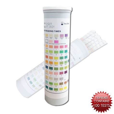 Τεστ ανάλυσης ούρων 11 παραμέτρων Hometestgr