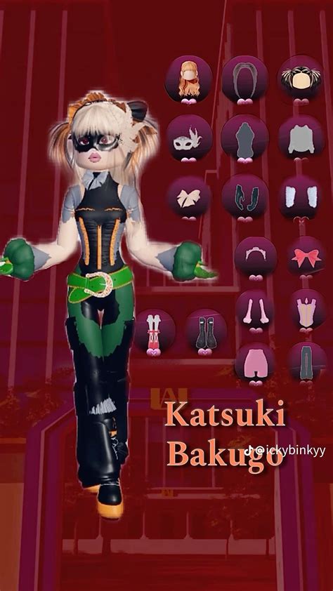 Best 10 Katsuki Bakugo My Hero Academia Mha Dress To Impress Dti